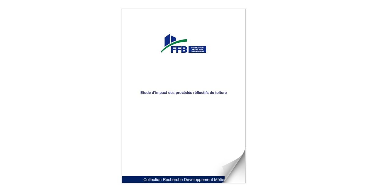 Etude sur l'impact des procédés réflectifs - Pouget Consultants - Juin 2024